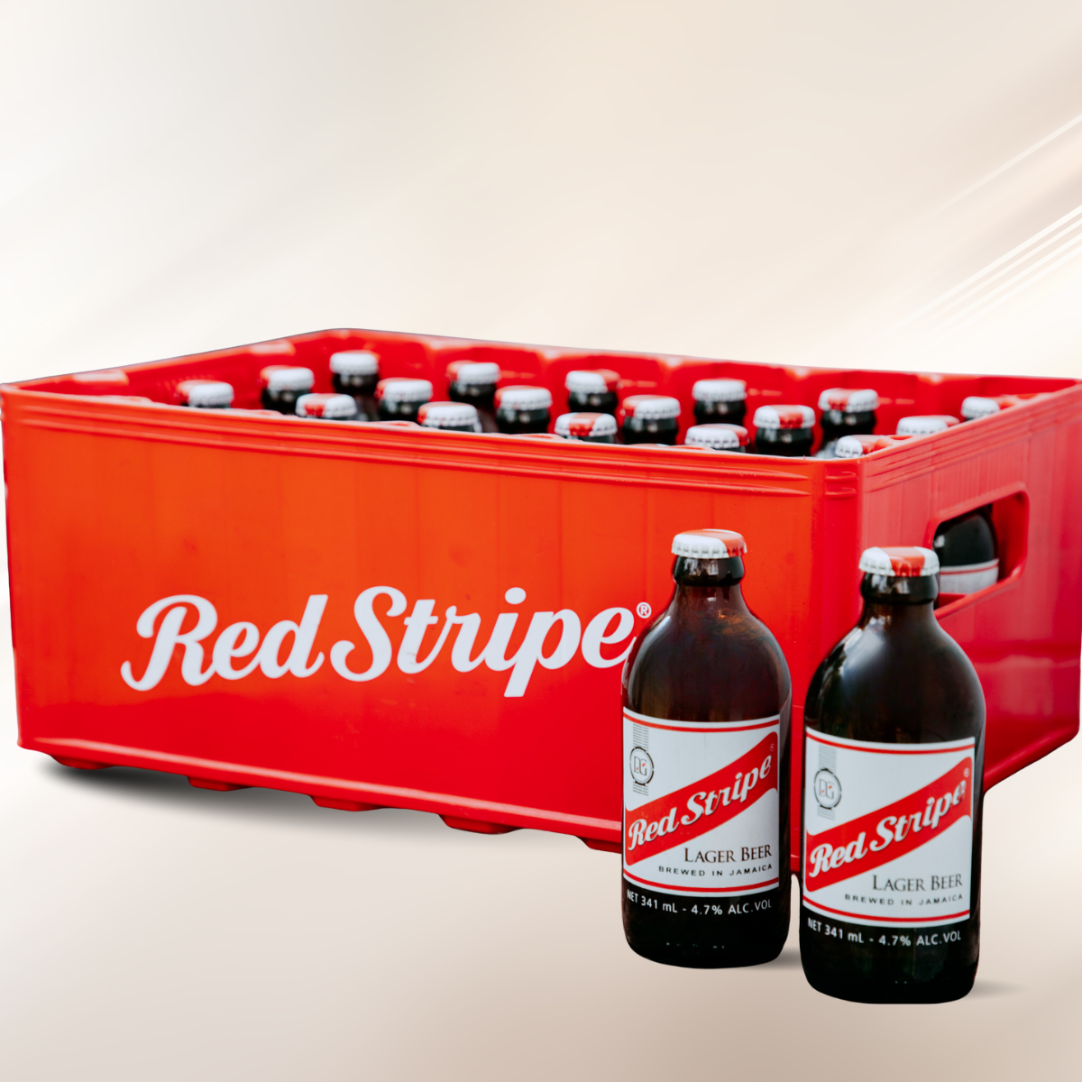 Red Stripe Lager Bier 24 Stück - Brewed in Jamaica — Yardies
