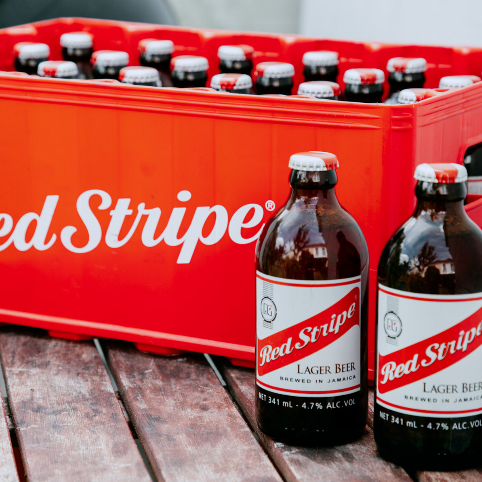Red Stripe Bier – Originalimport Brewed in Jamaica — Yardies